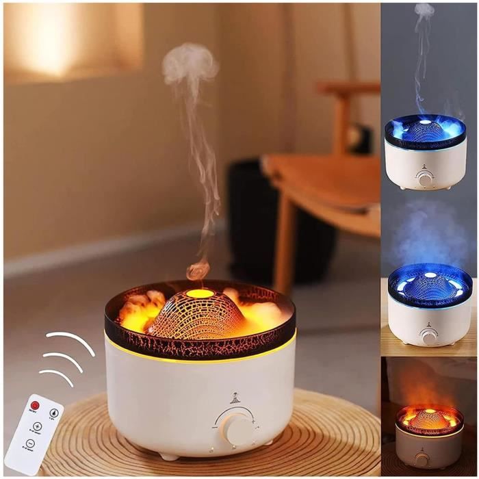 Flame Humidifier, Diffuseur De Parfum Electrique 2 Couleurs-Formes De ...