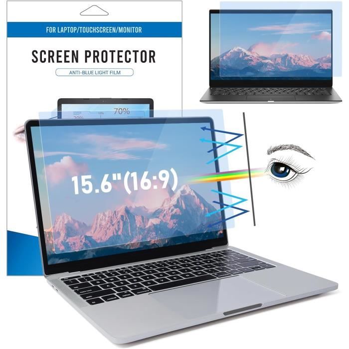 Protection D'Écran Anti-Lumière Bleue Pour Ordinateur Portable 15,6 ...