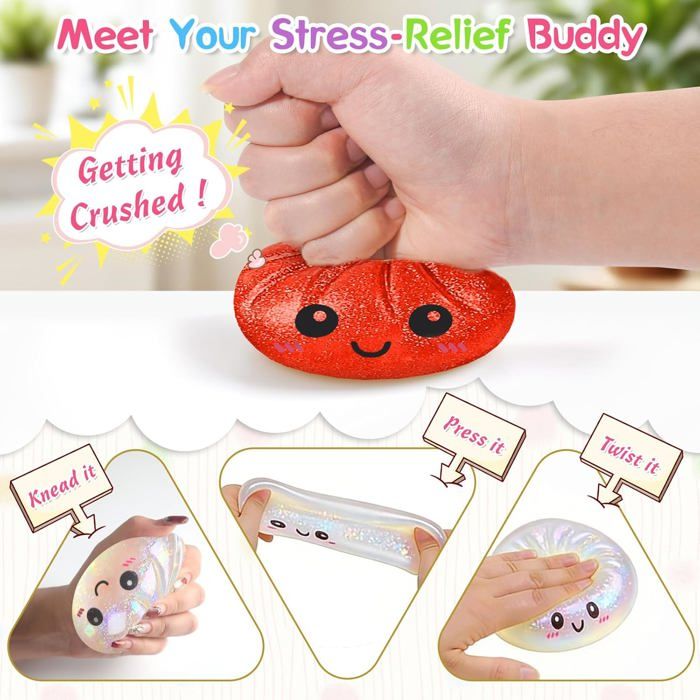 Jouet Squishy ravioli - Jouet sensoriel fidget anti-stress - Garçons ...