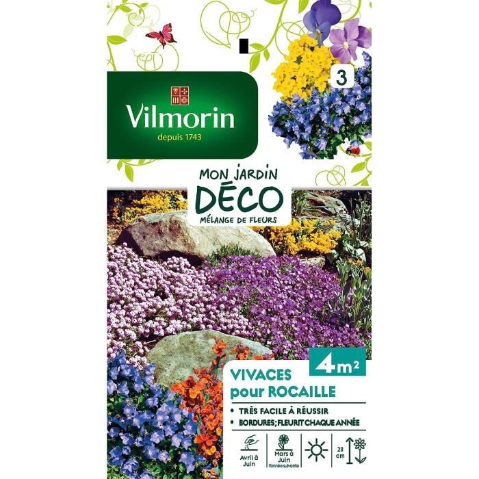 Pack De Graines Fleur Vivace Pour Rocaille & 5241442 Coquelicot Simple ...