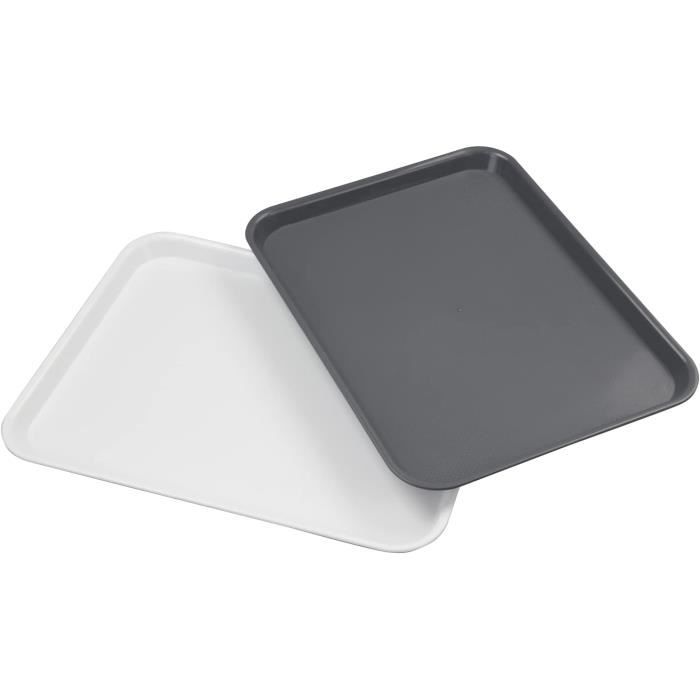 Ensemble De 6 Plateaux De Service En Plastique Plateau De Restauration ...