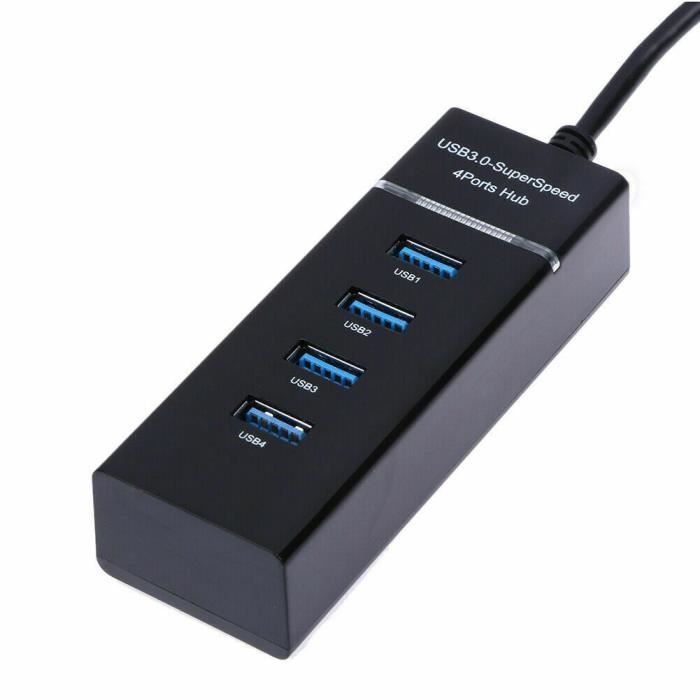 Hub USB - ISONIX - 4 Ports - 5Gbps - Compact - Compatible Macbook/Mac ...