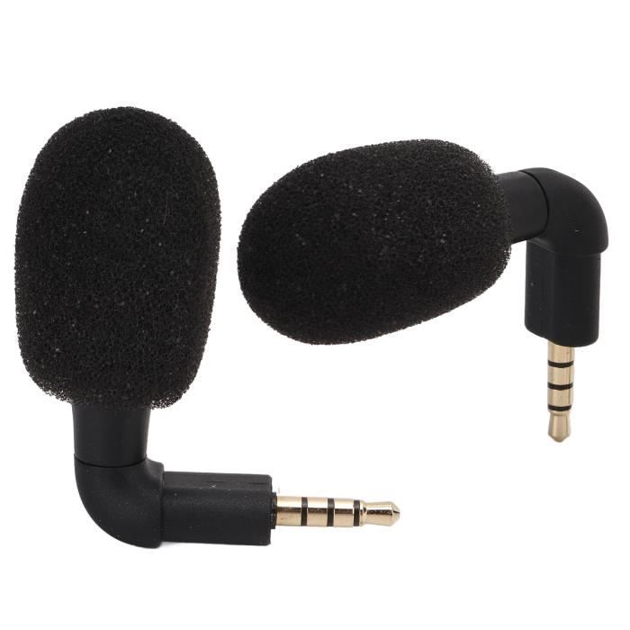 Mxzzand Petit micro portable Mini microphone omnidirectionnel jack 3,5 ...