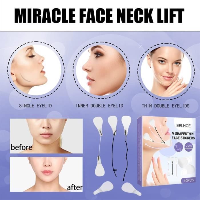 Patch Lifting Visage - Invisible - Effet Lifting Instantané ...