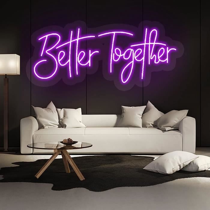 Led Neon Light Sign Custom Neon Sign Light Better Together, Flexible ...