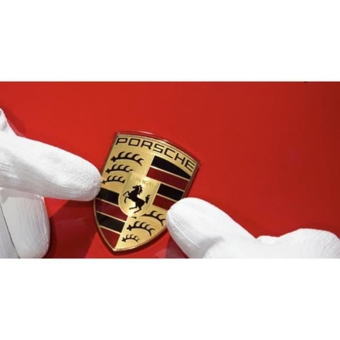 CAPOT - GRILLE - KIT FEUX Embleme insigne logo Porsche capot voiture ...