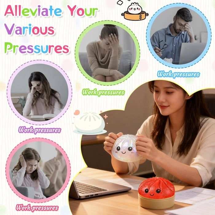 Jouet Squishy ravioli - Jouet sensoriel fidget anti-stress - Garçons ...
