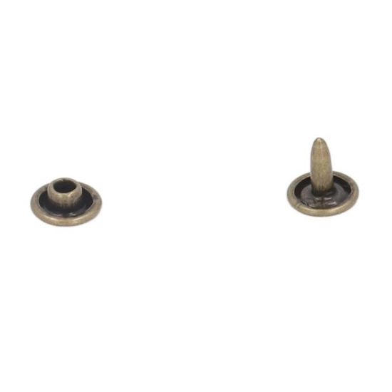 Rivets à goujons métalliques Jeu de Rivets métalliques 8mm, 500 pièces ...