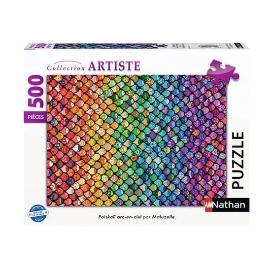 Nathan puzzle 500 p Poiskaii - Cdiscount Jeux - Jouets