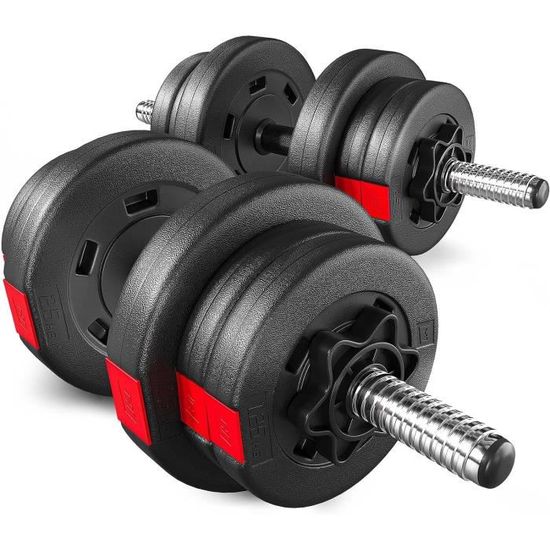 Hop-Sport Jeu D'Haltères Haltères 20kg 40kg Poids329 - Cdiscount Sport