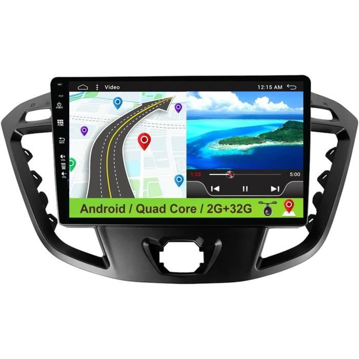 Autoradio Android 12 Double Din Pour Ford Transit Custom 2013-2020 Gps ...
