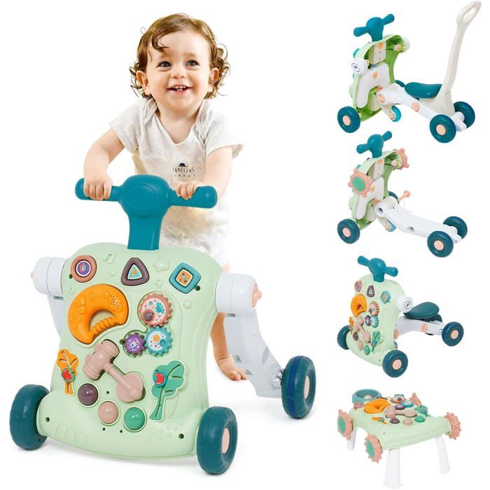 Arkyomi 6 in 1 trotteur bébé garçon fille chariot de marche bebe ...