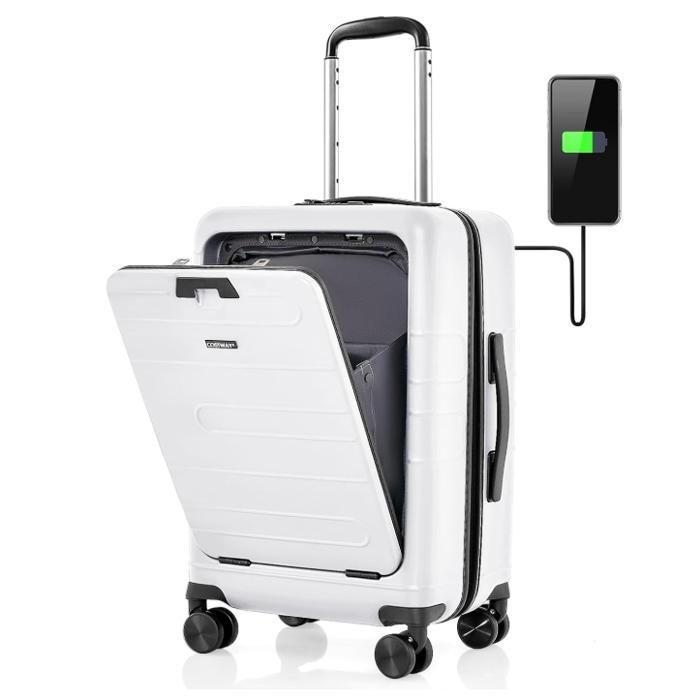 DREAMADE 20" Valise à Main Extensible en PC avec Poche Avant, Cadenas ...