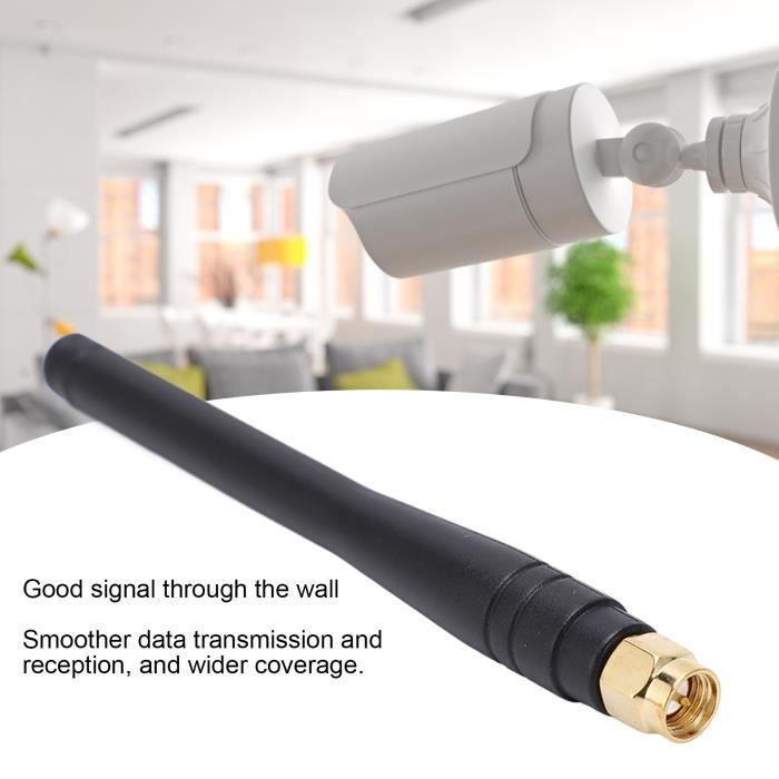 CHT Antenne SMA 2 pièces 3DBI antenne à Gain élevé bande complète étanche connecteur SMA rotatif ...