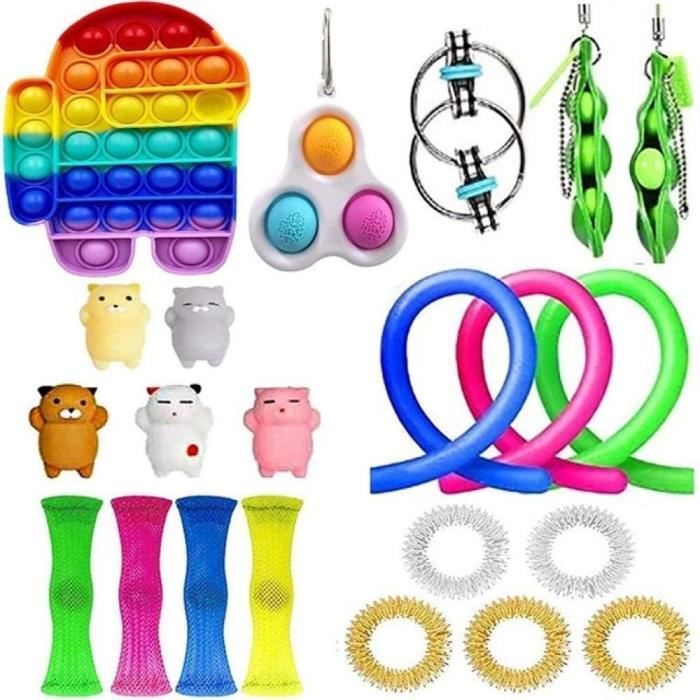 Murosn Fidget Toy Pack,Sensory Toys for Autistic Children Stress Anxiety Relief Toys Set for ...