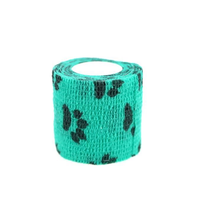 5cm-Griffe verte-Bande adhésive élastique pour chien, chat, cheval ...