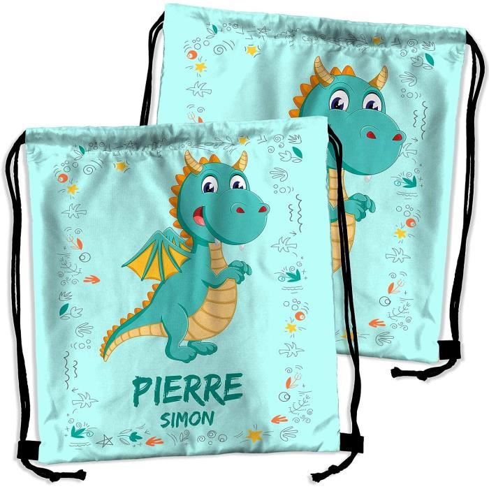 Sac À Dos Dragon Personnalisée Au Prénom | Rentrée Scolaire Fille ...