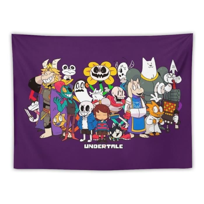 Décoration de tapisserie Undertale Adventure,décoration de chambre à ...
