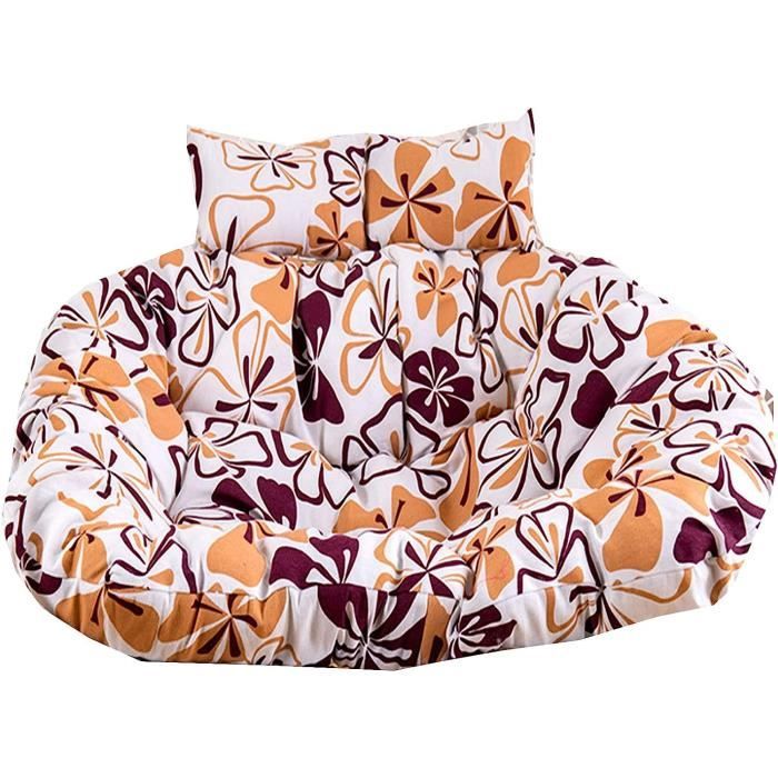 Coussin Fauteuil Suspendu en Rotin Double, 2 Person Suspendu Hamac ...