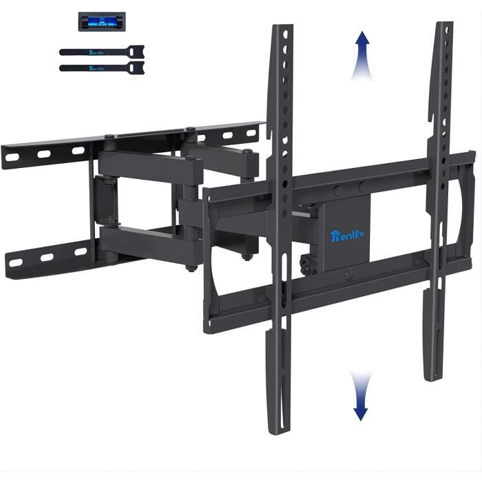 LIWI-Support Mural TV de Orientable Inclinable Extensible Support de Fixation TV Ultra Solide ...
