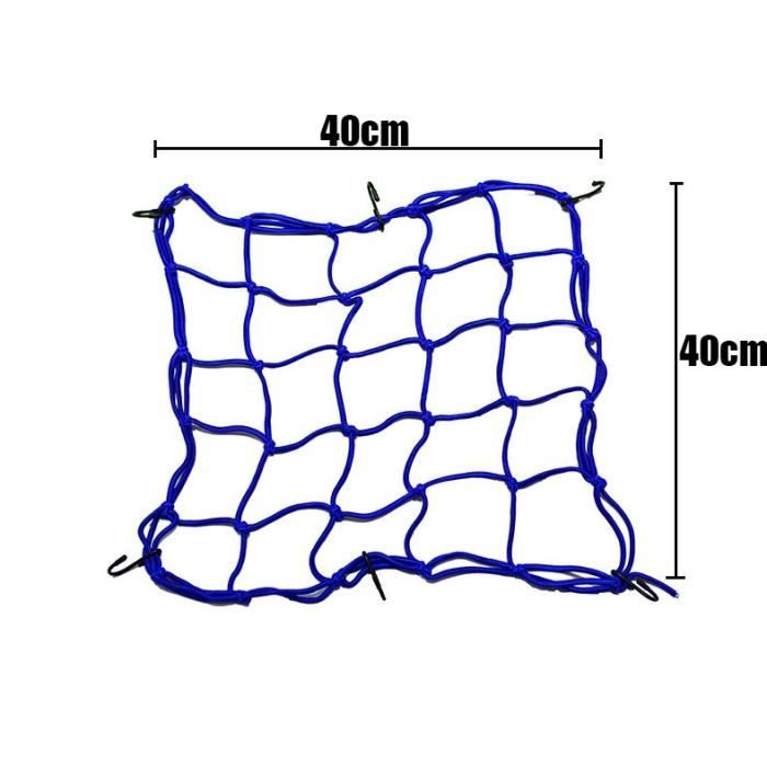 Filet élastique à 6 crochets pour moto 30x30cm 40x40cm crochet de ...