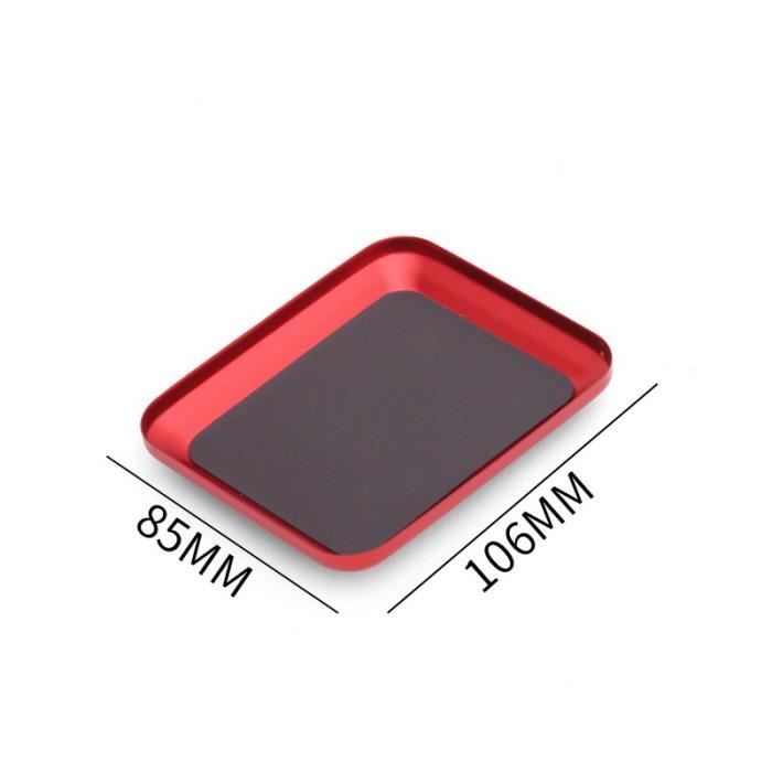 Boîte de rangement pour vis en aluminium avec tampon magnétique, mini ...