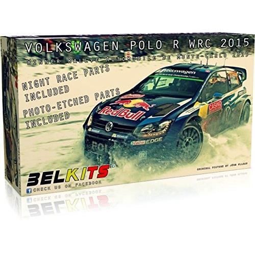 EBBRO BELKITS BEL010 VW POLO R WRC 2015 2015 1:24 CAR MODEL KIT ...