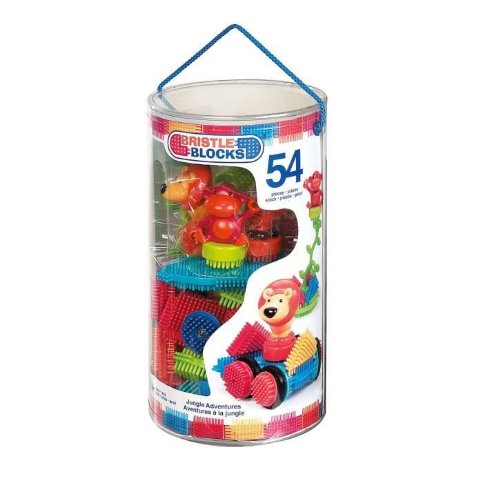 Jeu de construction premier âge - BRISTLE BLOCK - Jungle Tube - 54 ...