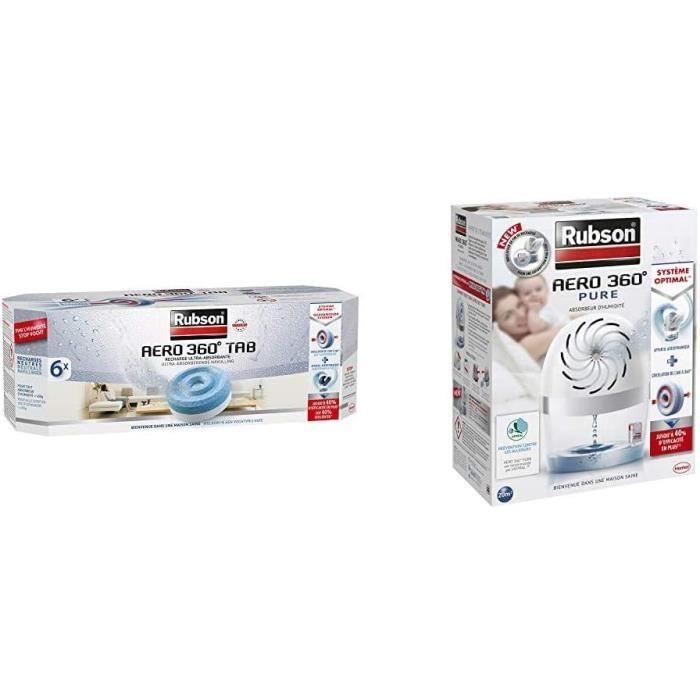 Aero 360° Recharges En Tabs Neutres Pour Absorbeur D'Humidité (6 X 450 ...