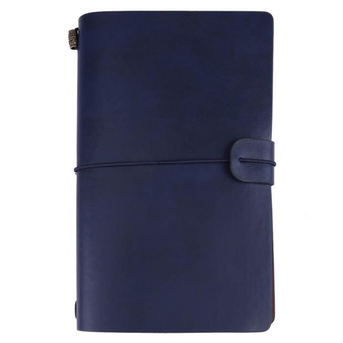 Cikonielf carnet de voyage Cahier de voyage en cuir PU classique ...