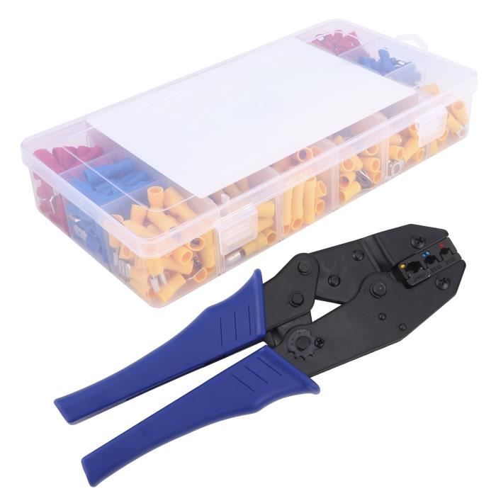 EJ.life Connecteur à sertir électrique Kit de connecteur de fil 300PCS avec pince à sertir de ...