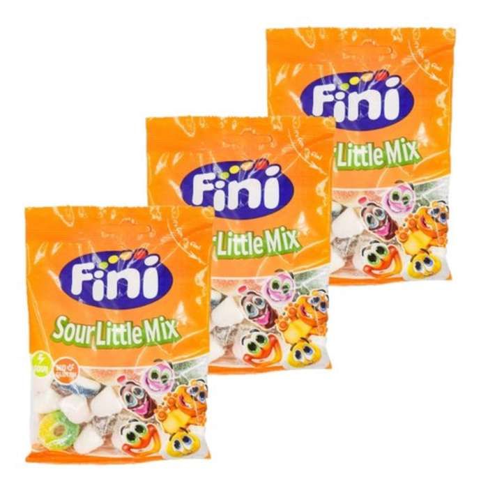 Fini - Lot 3x Bonbons Sour little mix Halal - Sachet 270g - Cdiscount Au quotidien