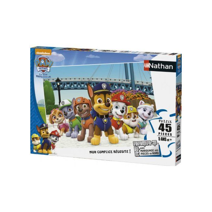 Puzzle Enfant 45 Pieces Pat Patrouille Marcus Chase Zuma Rocky Ruben ...