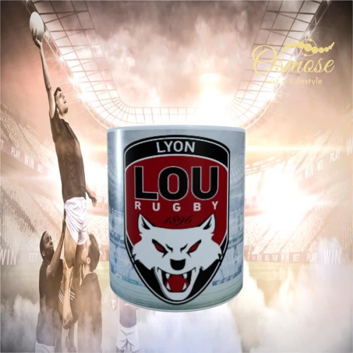 Mug Fan Zone Rugby - LOU Rugby (2) - Cdiscount Maison