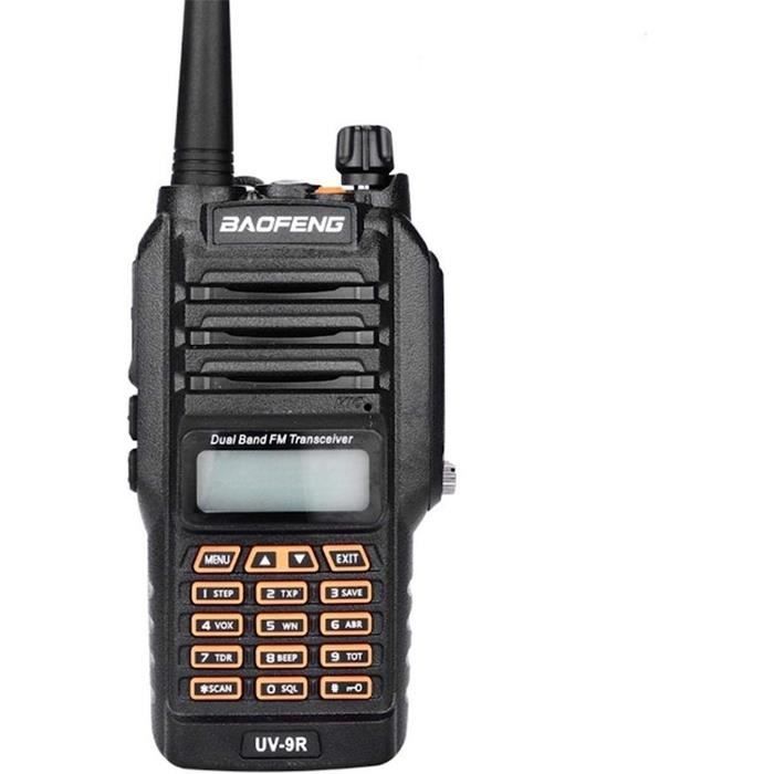 Bulary IP67 8W Talkie-walkie Longue portée Radio Amateur à Double Bande ...