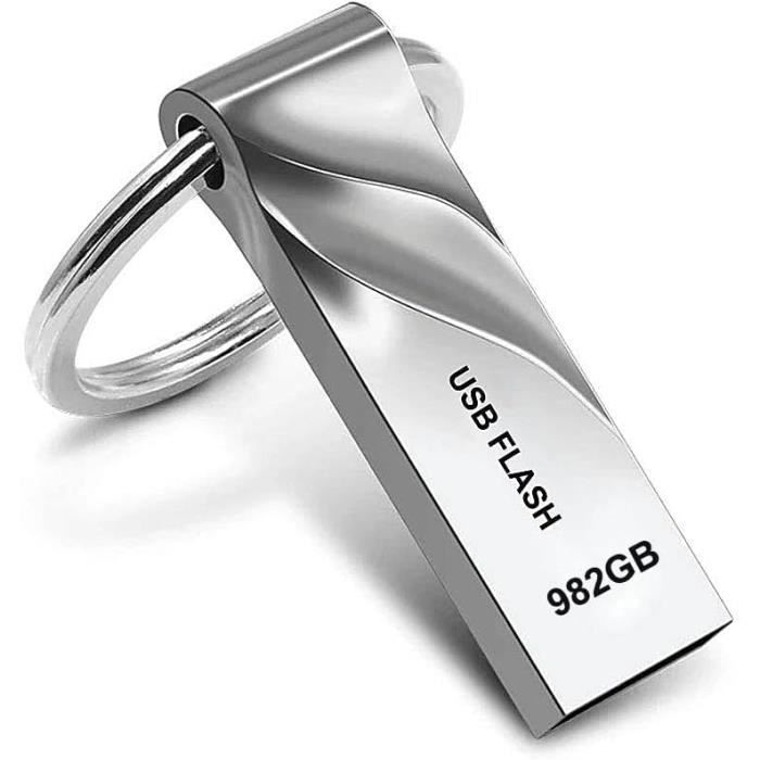 Clé USB 3.0 Imperméable Cle USB Métal Clef USB avec Porte-clés pour ...