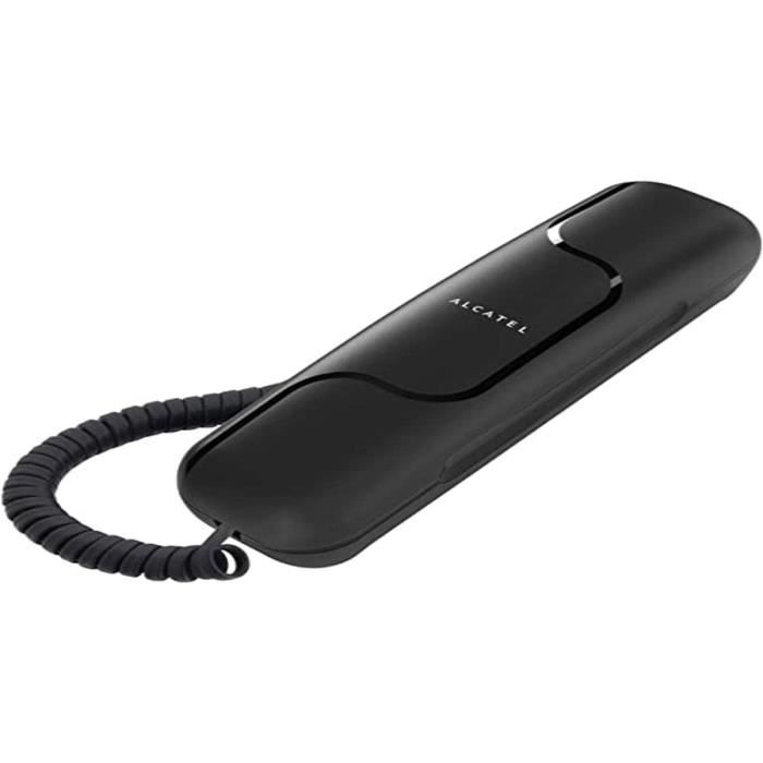Alcatel T06 téléphone analogique Noir156 - Cdiscount Téléphonie