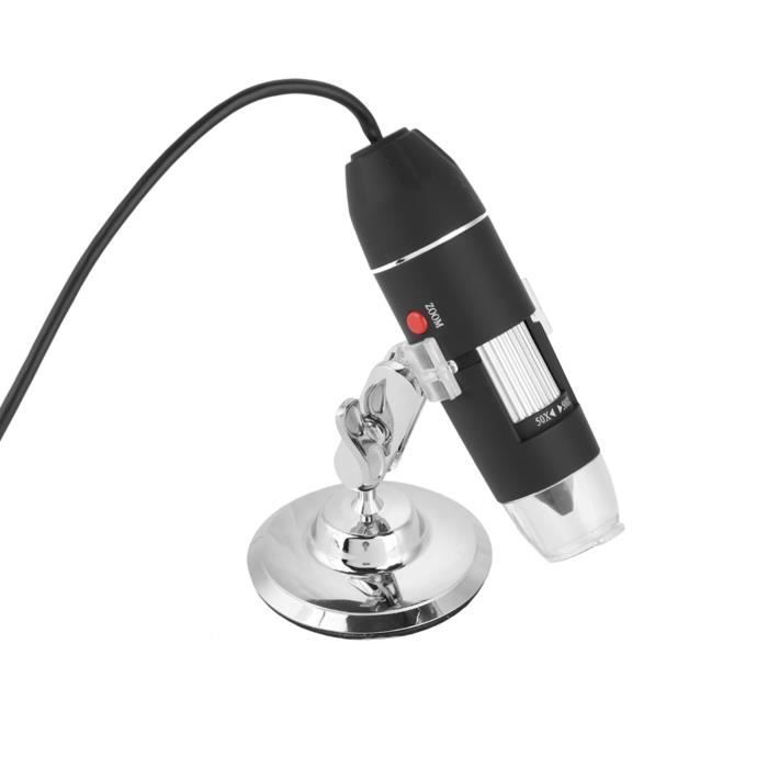 Tbest microscope 500X Microscope électronique portatif, loupe USB 500X ...