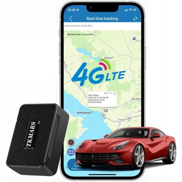 Mini Traceur Gps 4G Tk913 Gps Tracker Antivol Étanche Aimanté ...