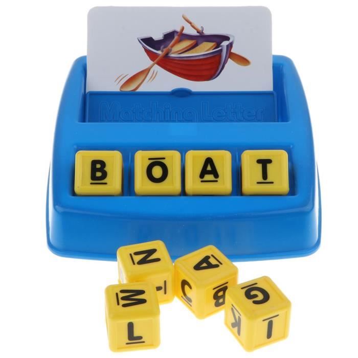 Puzzle Casse-tête Carte Jeu de Mémoire Lettres Correspondant Jouet ...