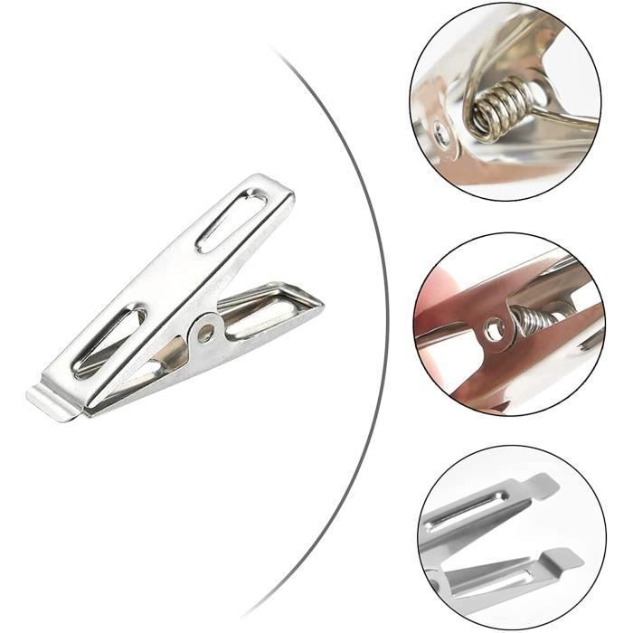 Épingles à Linge Métal - Pince a Linge Inox - Coupe Vent et Antirouille ...