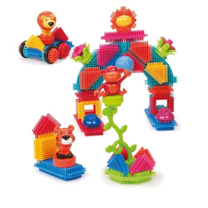 Jeu de construction premier âge - BRISTLE BLOCK - Jungle Tube - 54 ...