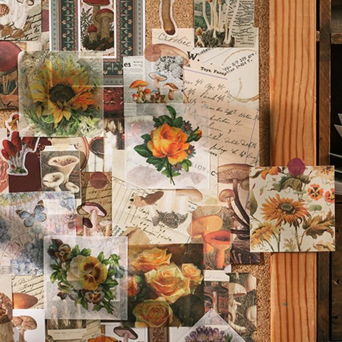 HURRISE Autocollants de fleurs 100 pièces manuel décoration ...