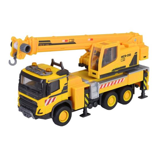 Camion grue jouet - Majorette - Volvo FMX - 22 cm - Bras de grue ...