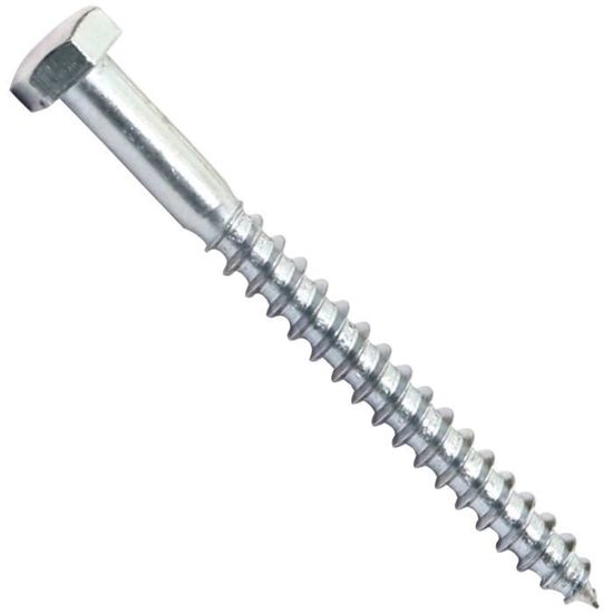 AERZETIX - Lot de 50 - Vis à bois Tirefond tête Hexagonale 13mm ...