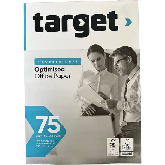 Target-ramette Papier Target Porfessional A3 75g - Blanc [468] - Cdiscount Informatique