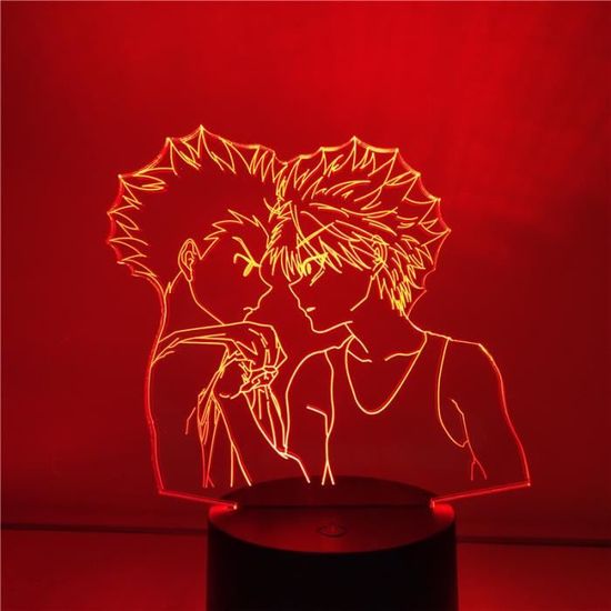 Lampe 3D Hunter X Hunter Killua Gon Hisoka Chrollo Feretailers ...