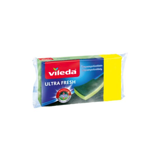Vileda Ultra Fresh Éponge pack de 3 - Cdiscount Au quotidien