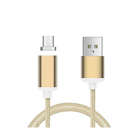 Cable de charge magnétique Micro USB nylon 1M pour téléphone Samsung ...