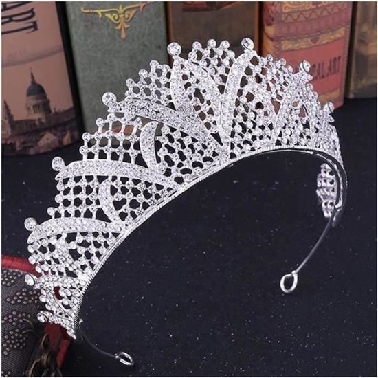 Baroque luxe or argent couronne couronne crown bridal hearal ...